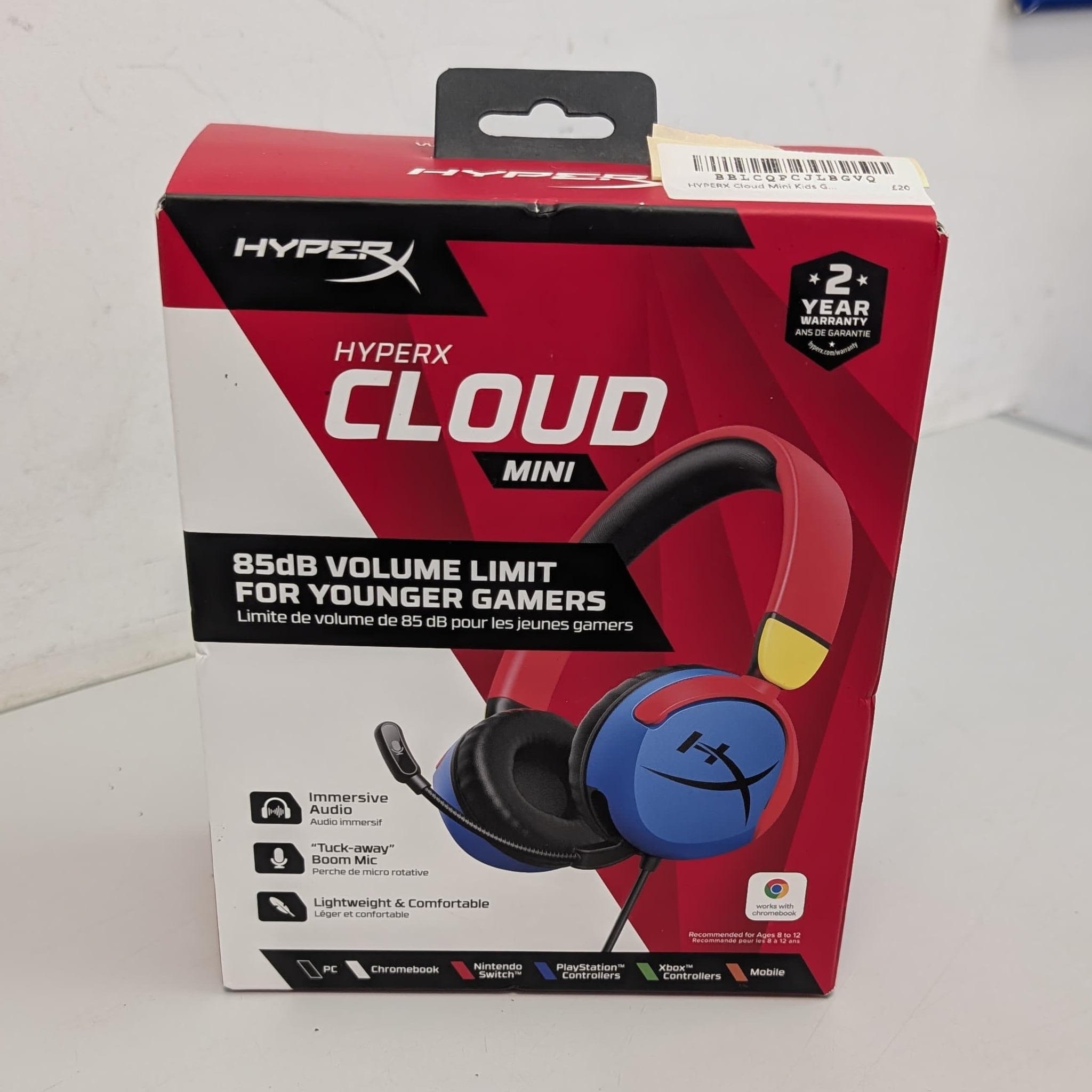 New HYPERX Cloud Mini Kids Gaming Headset - Multicolour - Own4Less